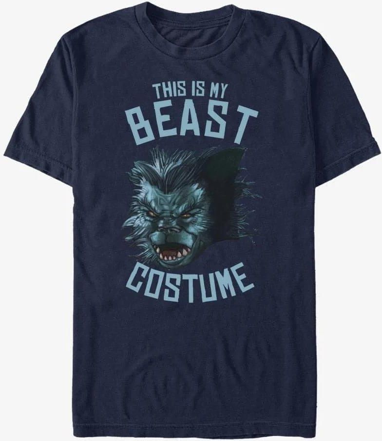 Queens Marvel X-Men - Beast Costume Unisex T-Shirt Navy Blue - Ceny i ...