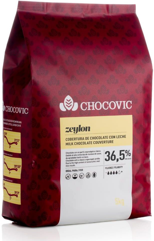 Chocovic czekolada mleczna Zeylon 36,5% 5kg - Ceny i opinie - Ceneo.pl