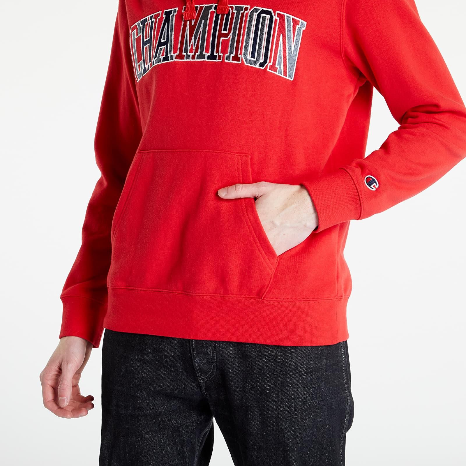 Champion Hooded Sweatshirt Red - Ceny i opinie - Ceneo.pl