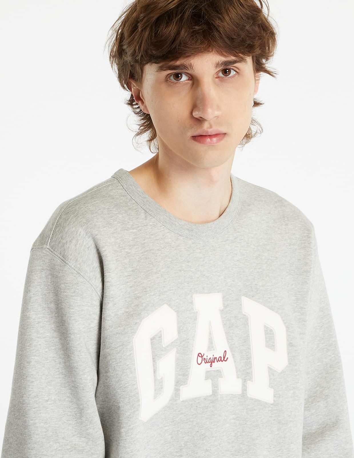 GAP Gap Original Arch Crew Light Heather Grey - Ceny i opinie - Ceneo.pl
