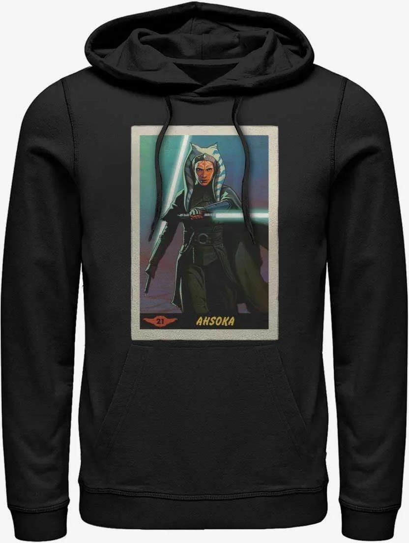 Queens Star Wars: The Mandalorian - Ahsoka Card Unisex Hoodie Black - Ceny i opinie - Ceneo.pl