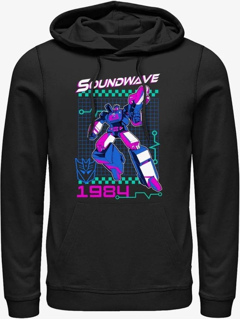 Queens Hasbro Transformers - Soundwave Retro Unisex Hoodie Black - Ceny ...