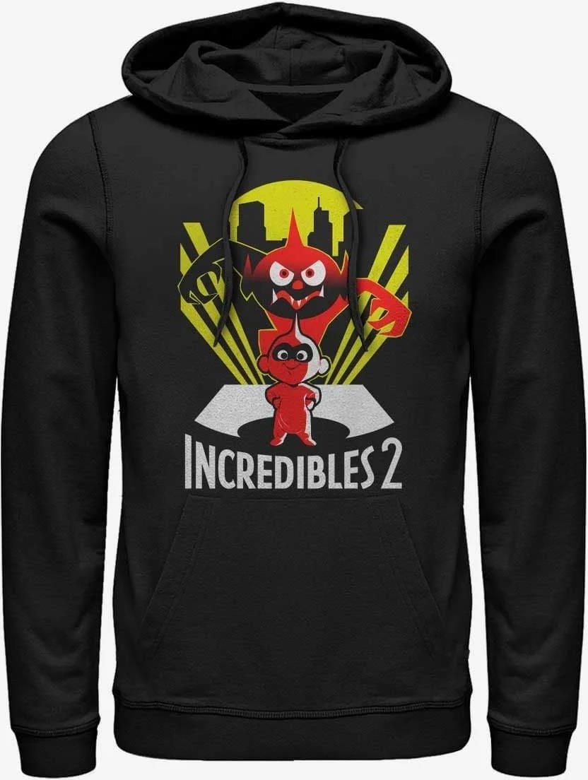Queens Pixar Incredibles 2 - Jack Jack Demon Unisex Hoodie Black - Ceny ...