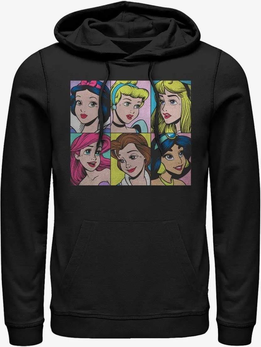 Queens Disney Princesses - Pop Princesses Unisex Hoodie Black - Ceny i ...