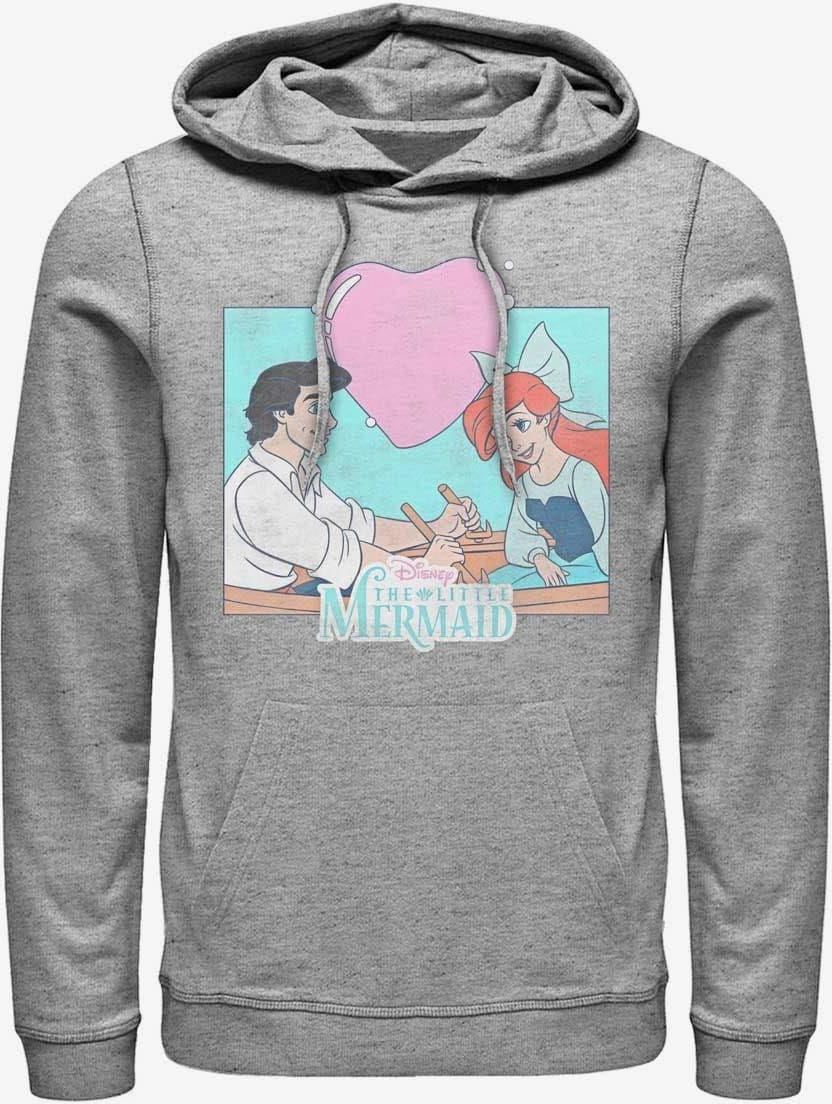 Queens Disney The Little Mermaid - Eric n Ariel Unisex Hoodie Heather ...