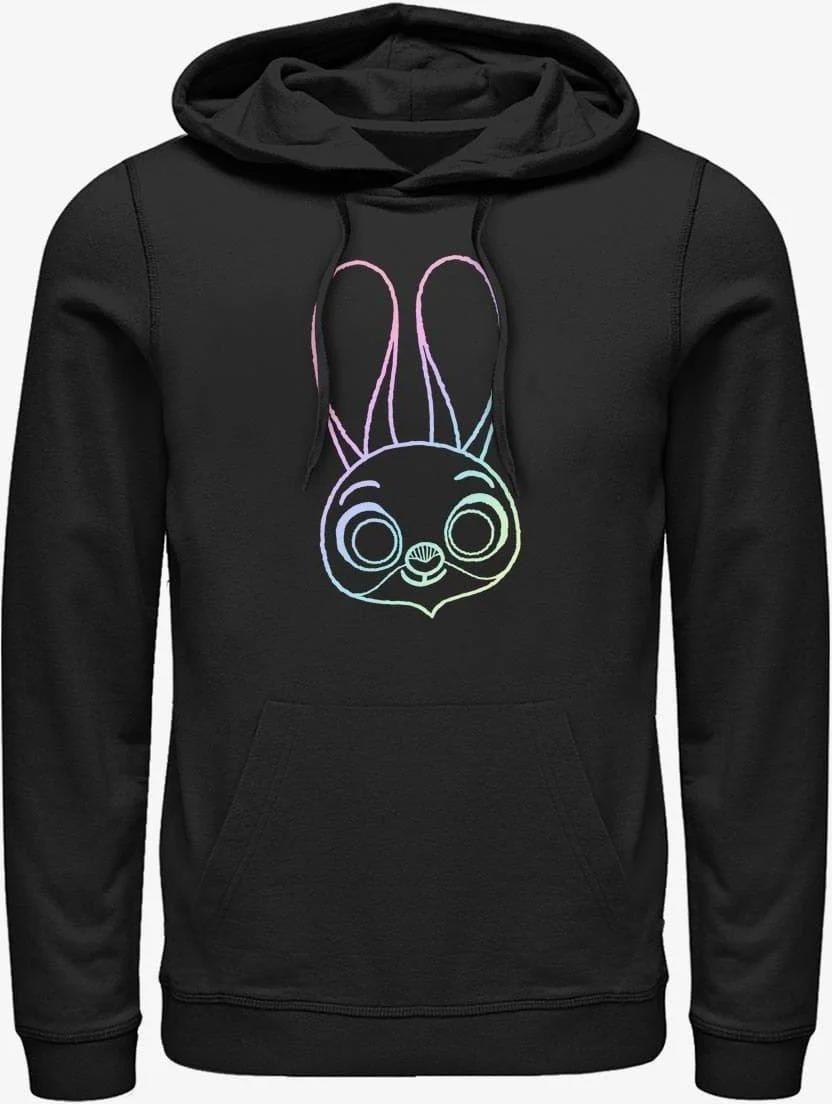 Queens Disney Zootopia - Big Rainbow Unisex Hoodie Black - Ceny i ...
