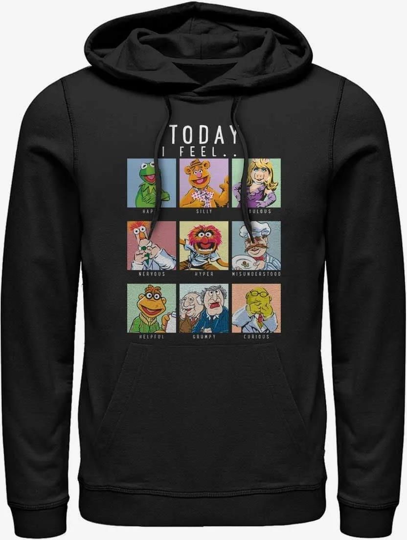 Queens Disney Classics Muppets - Muppet Mood Unisex Hoodie Black - Ceny ...