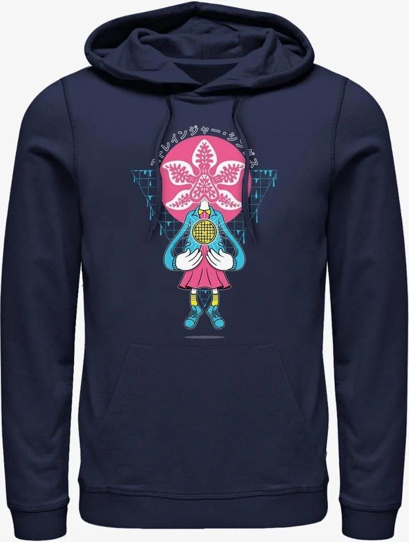 Queens Netflix Stranger Things - Mashup Unisex Hoodie Navy Blue - Ceny ...