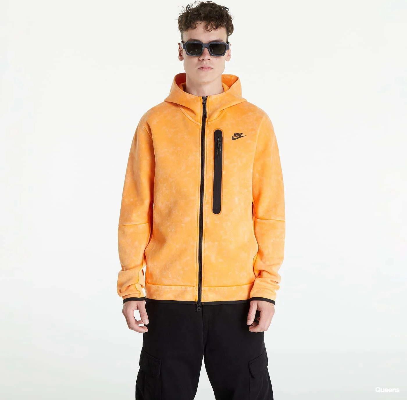 Nike Sportswear Tech Fleece Hoodie Orange - Ceny i opinie - Ceneo.pl