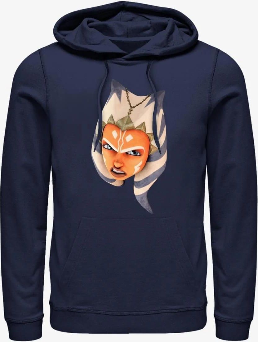 Queens Star Wars: Clone Wars - Ahsoka Face Unisex Hoodie Navy Blue - Ceny i opinie - Ceneo.pl
