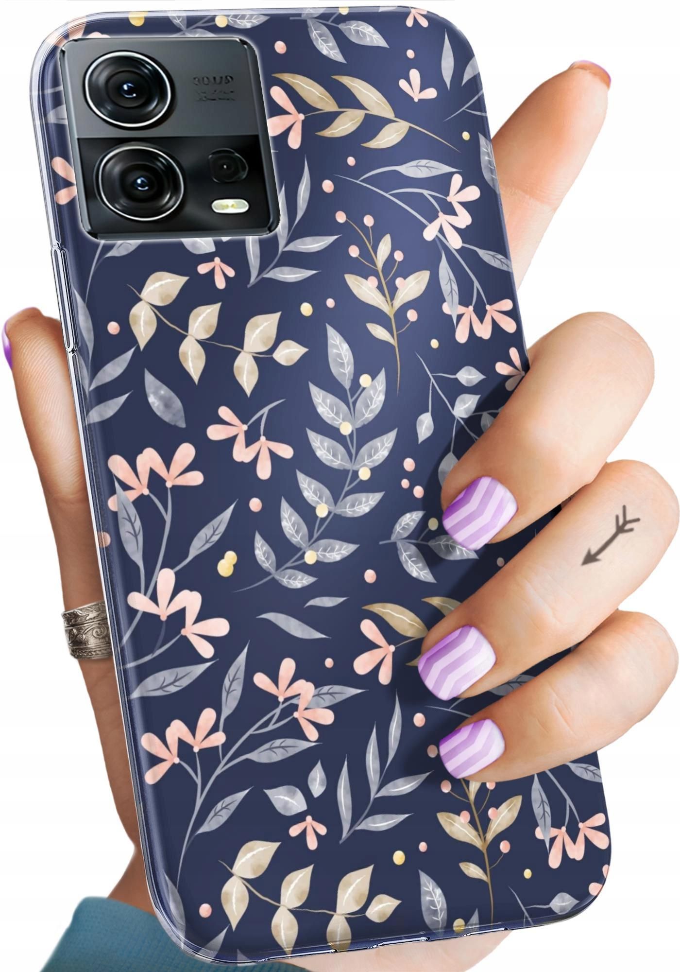 Hello Case Etui Do Motorola Moto S30 Pro 5G Edge 30 Fusion Floral ...