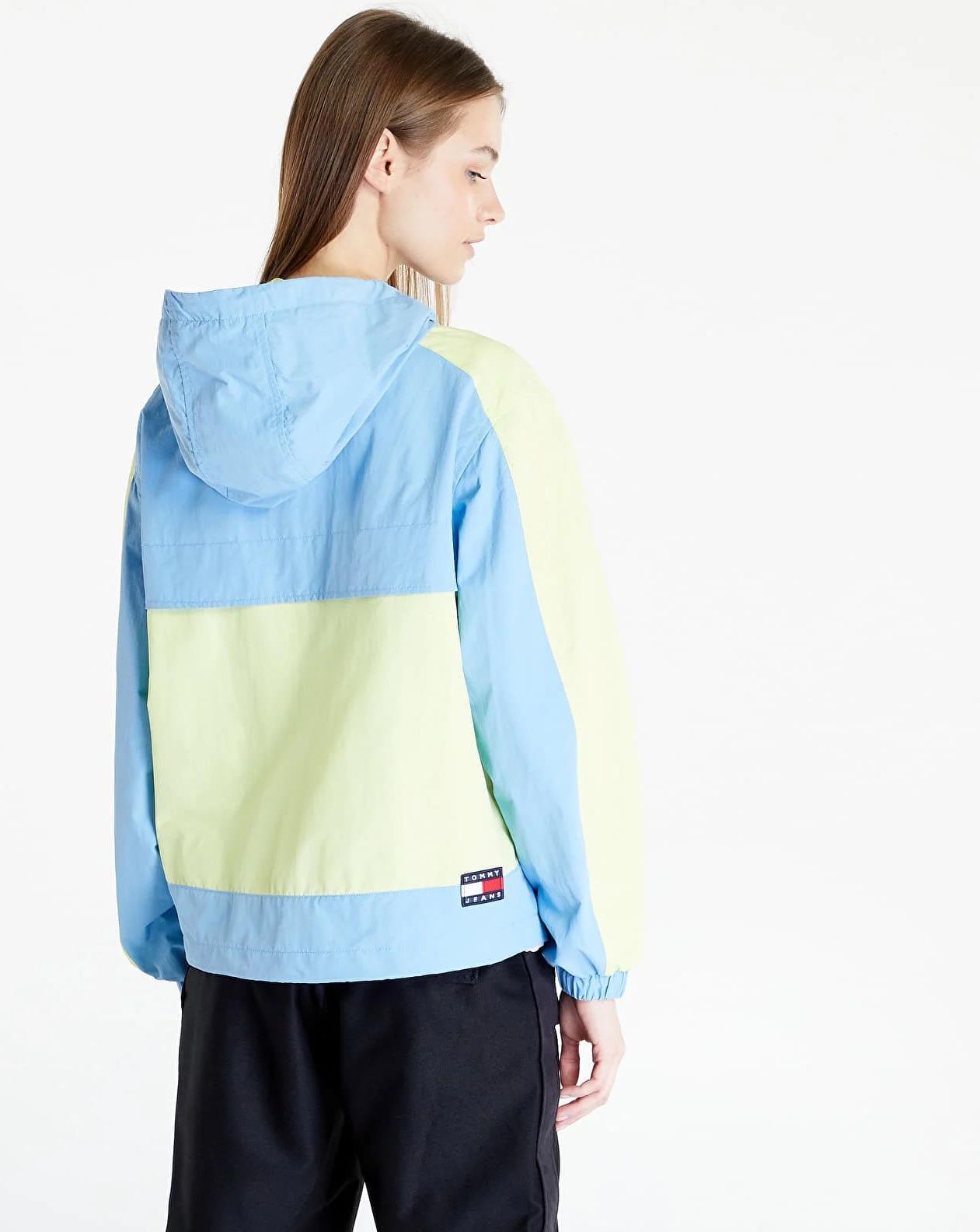 TOMMY JEANS Chicago Colorblock Windbreaker Skysail/ Multi - Ceny i ...