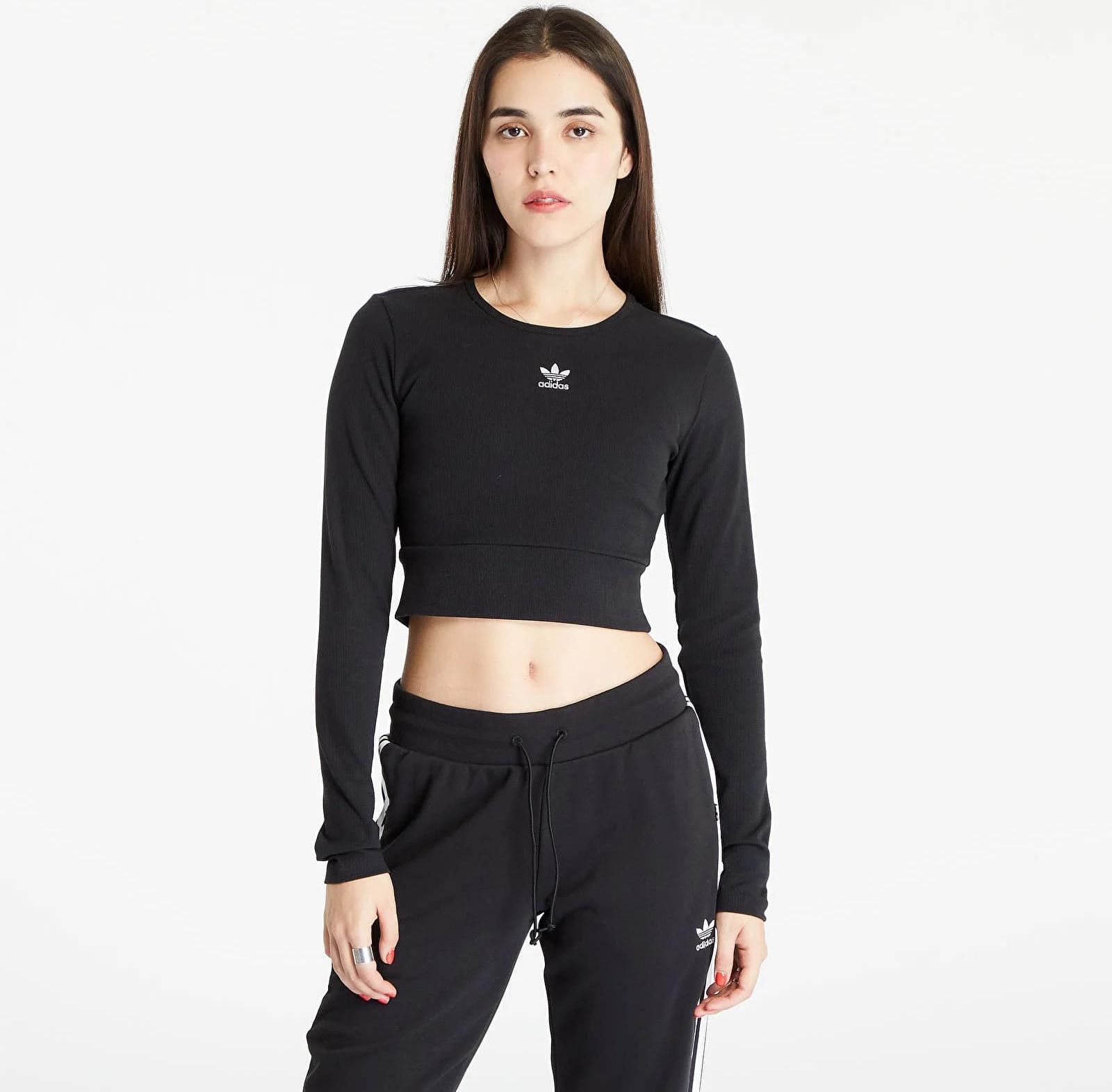 Adidas Originals Rib Longsleeve Tee Black - Ceny i opinie - Ceneo.pl