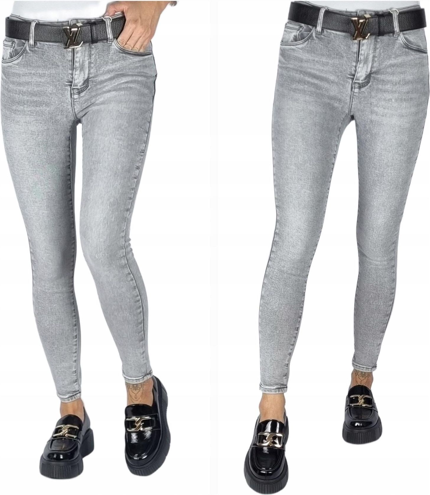 M.sara Spodnie Jeansowe Szare Klasyczne Rozmiar 31 - Ceny i opinie - Ceneo.pl