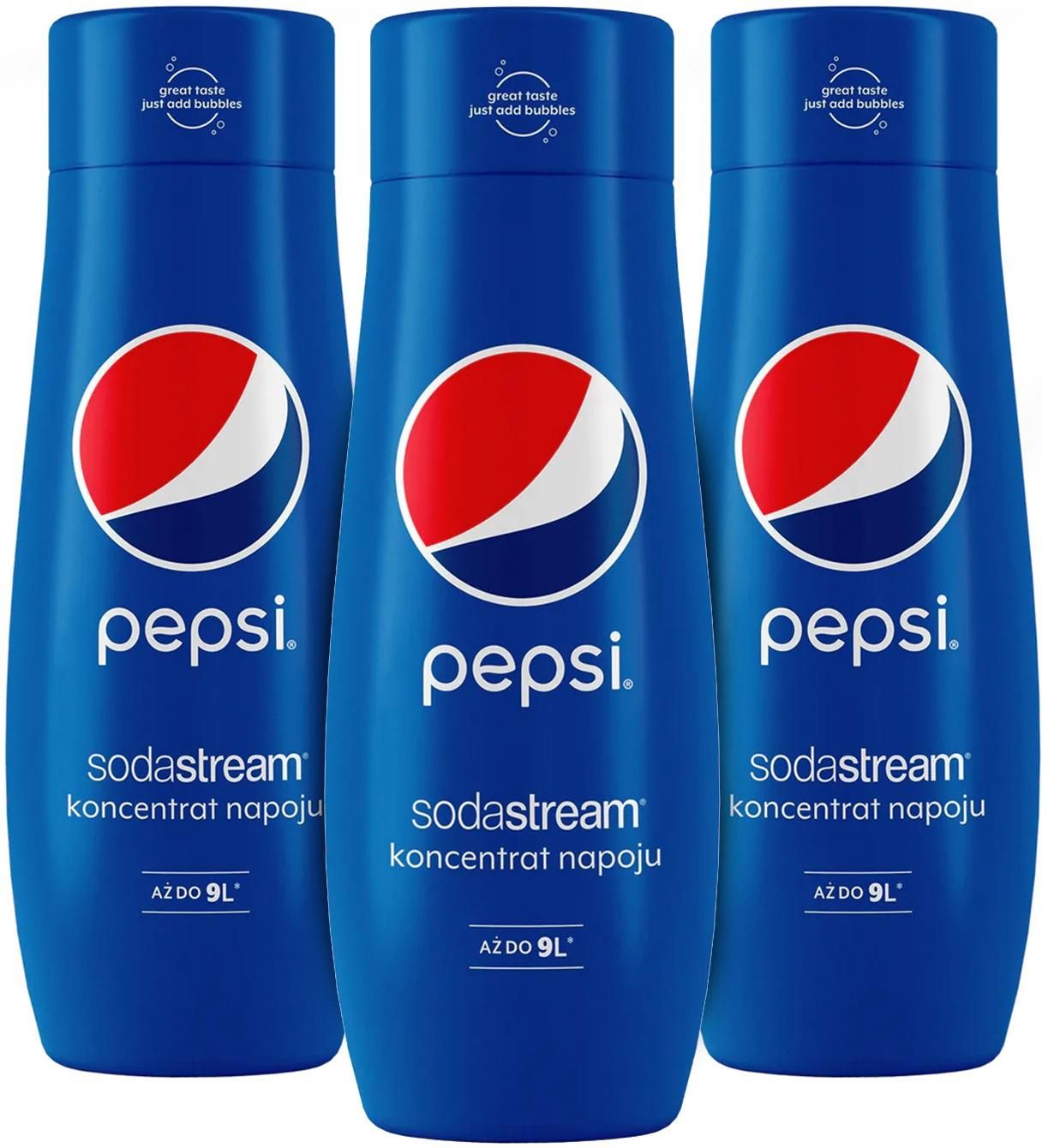 SodaStream PEPSI syrop koncentrat 440 ml do Saturatora 3pak - Ceny i ...