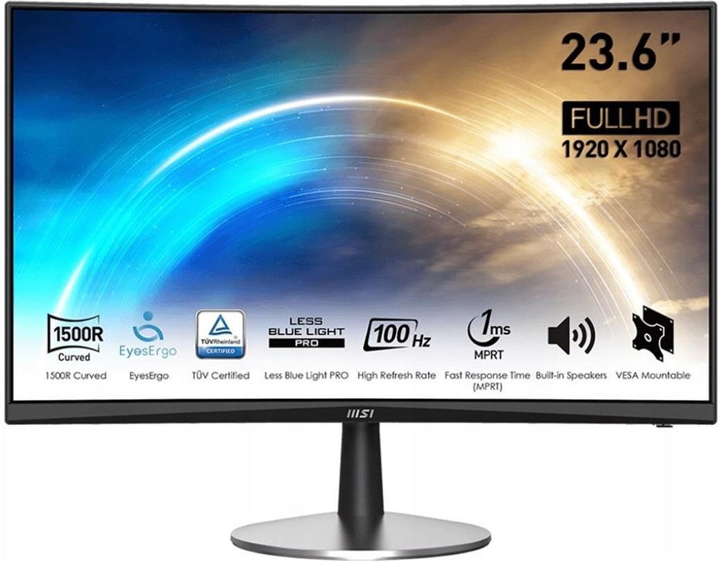 Monitor Msi 23,6 PRO MP2422C (PROMP2422C) - Opinie i ceny na Ceneo.pl