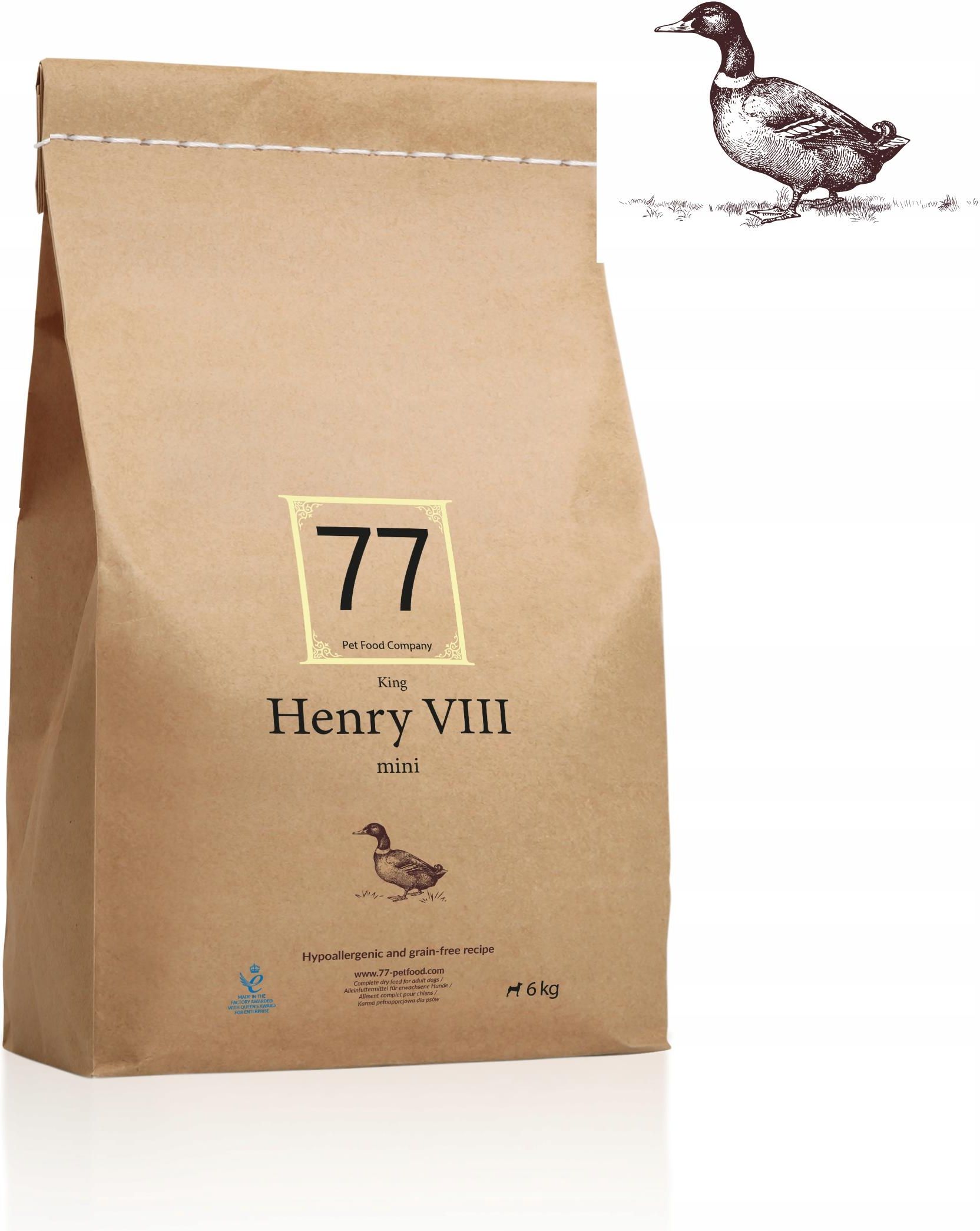 Karma Pet Food Mini Henry Viii Z Kaczką 6Kg - Ceny i opinie - Ceneo.pl