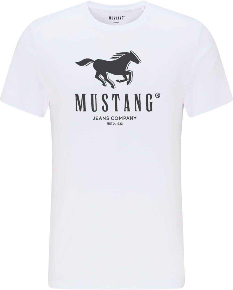 MUSTANG ALEX C PRINT MĘSKI T-SHIRT KOSZULA LOGO TEE GENERAL WHITE ...