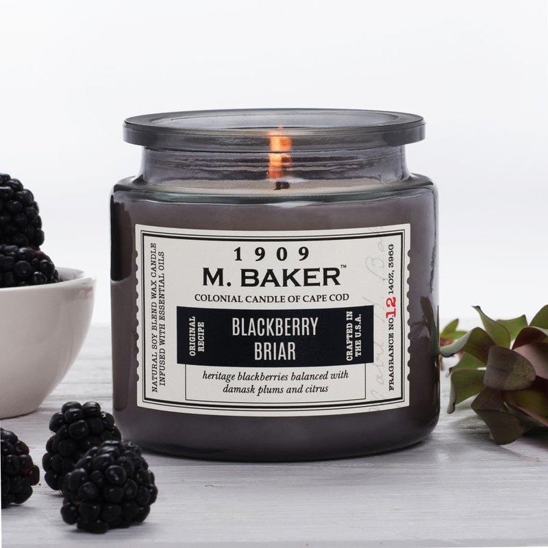 Colonial Candle M. Baker Blackberry Briar Sojowa Świeca Zapachowa W ...