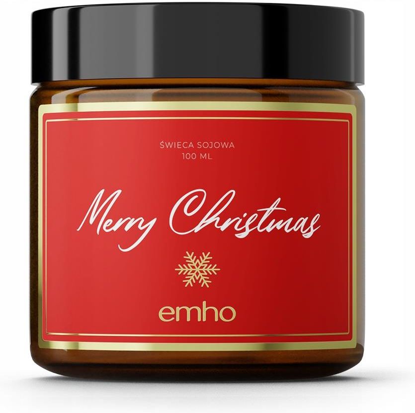Emho Świeca Świąteczna Sojowa Merry Christmas C88Cfca3-990A-4E39-9D50 ...