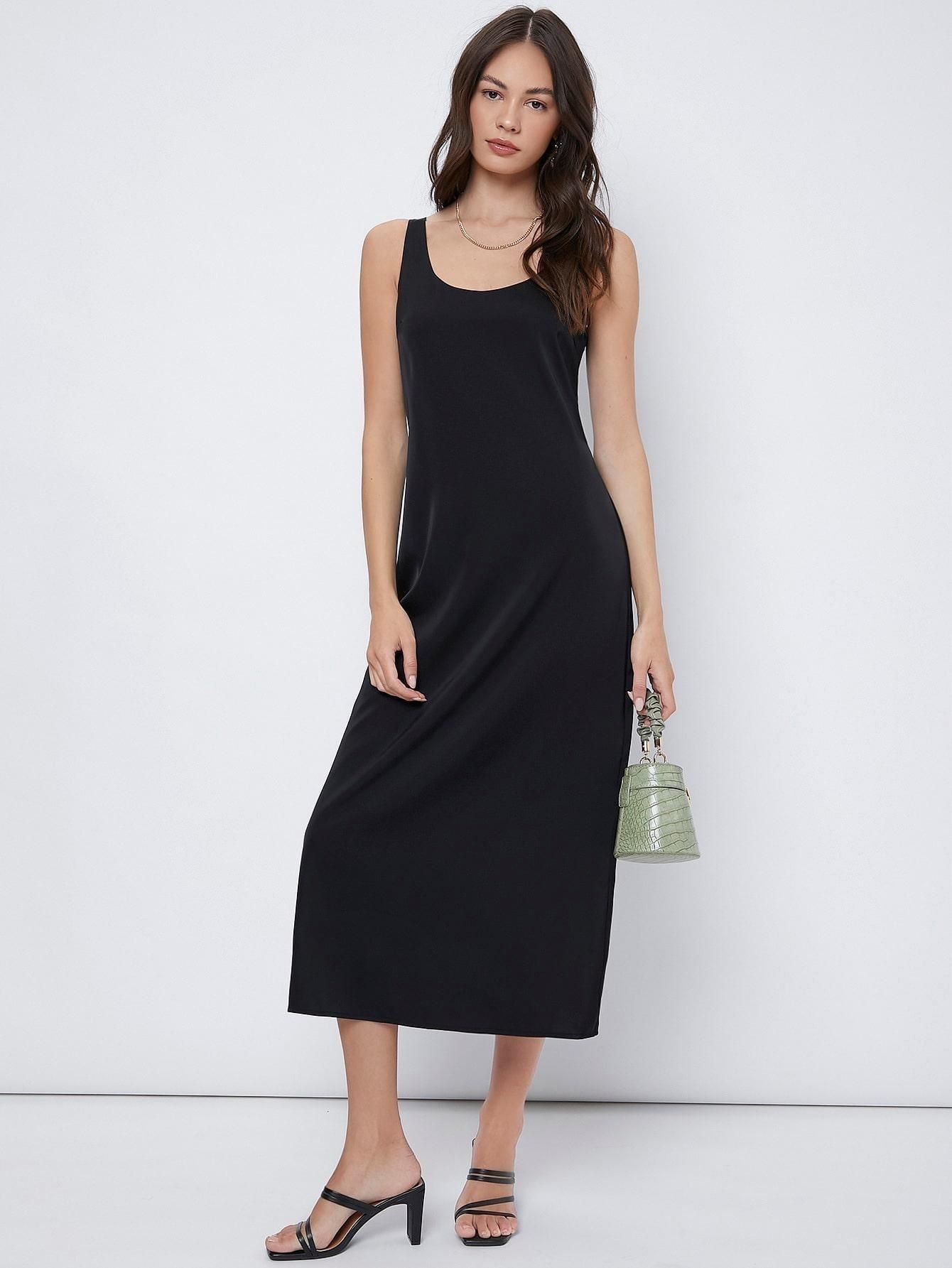 Czarna Sukienka S IC31210 *shein - Ceny i opinie - Ceneo.pl