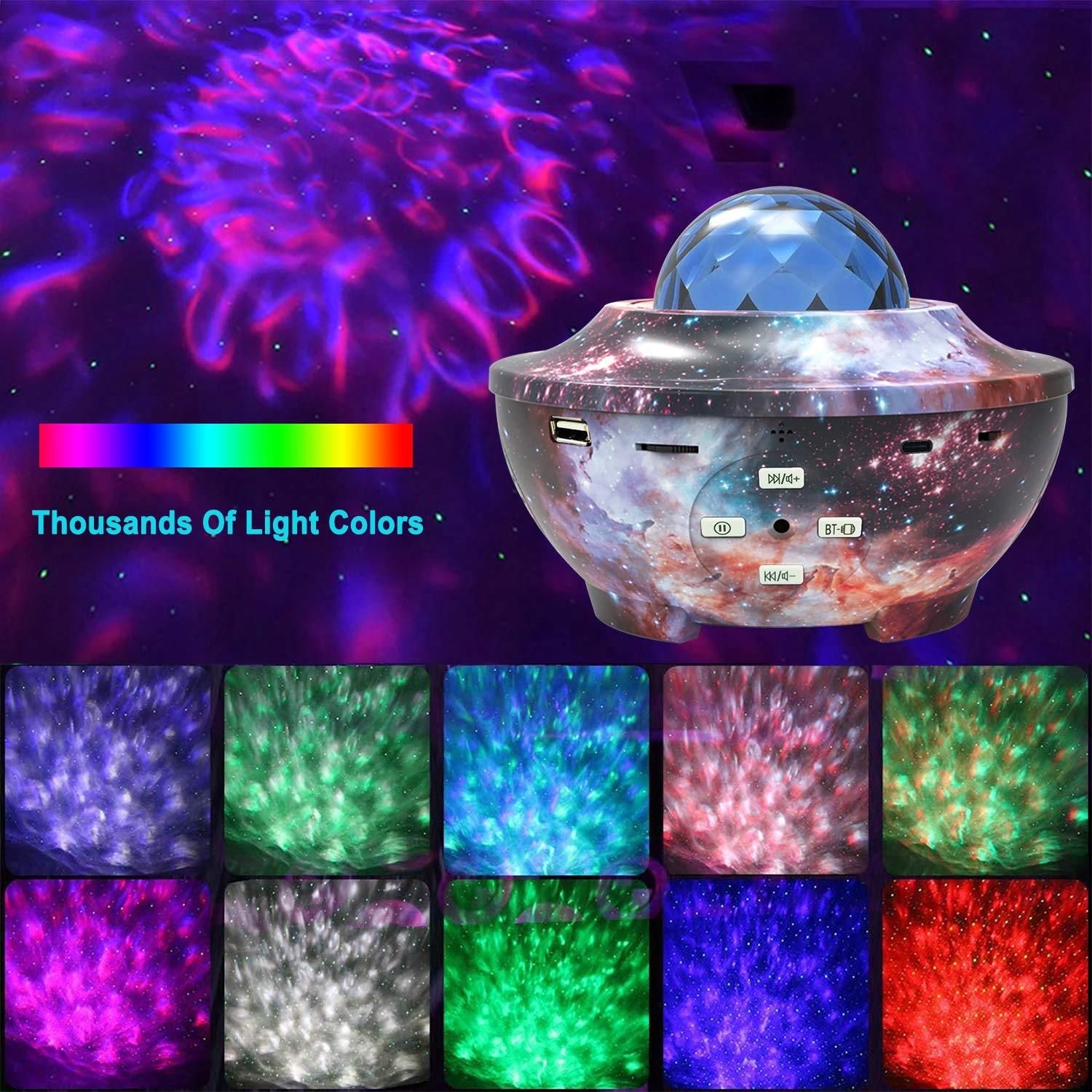 Amouhom Lampa Projektor Gwiezdny Kosmos Niebo Led - Opinie i atrakcyjne ...