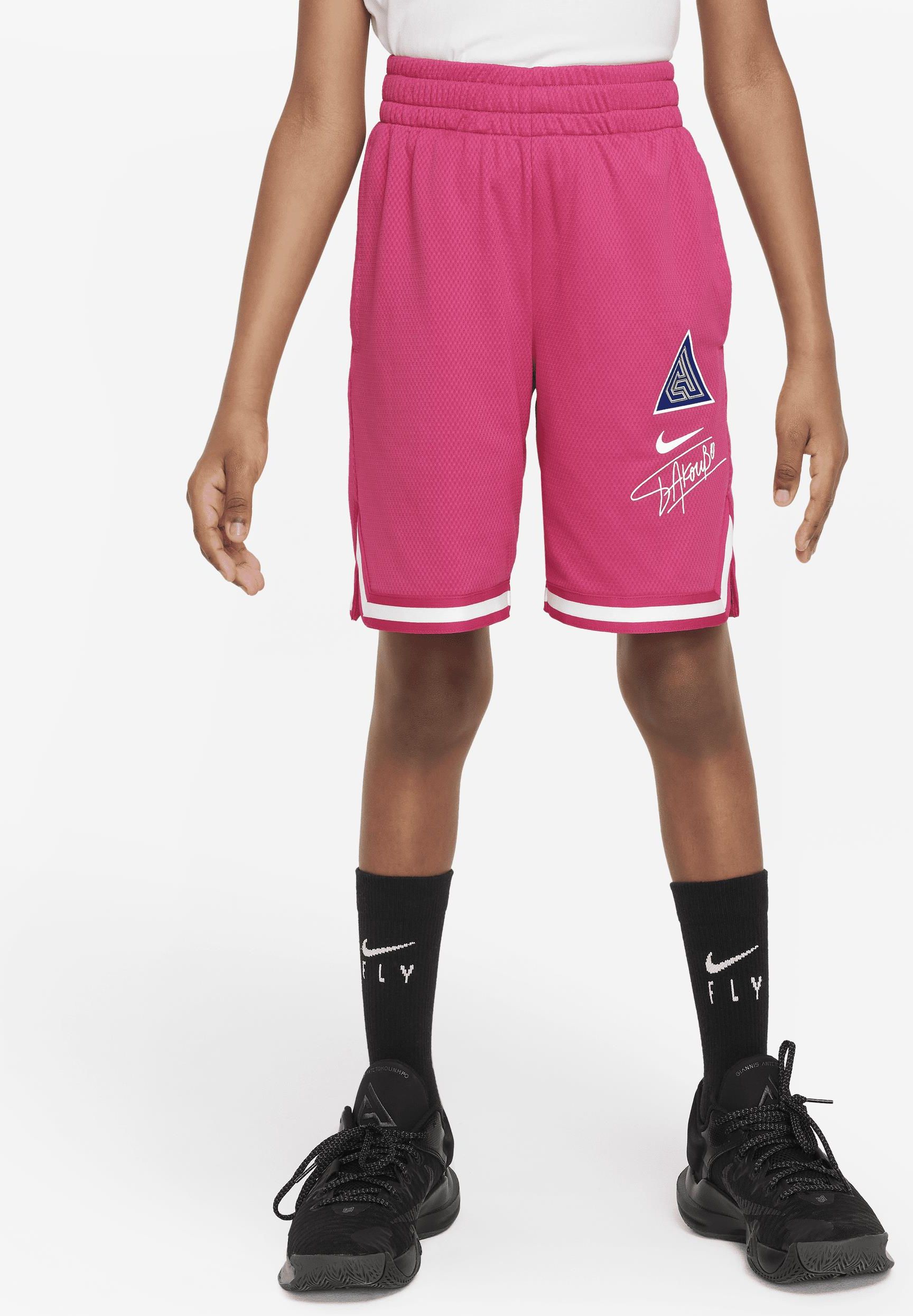 Spodenki Do Koszykówki Dla Dużych Dzieci Chłopców Giannis Dri Fit Nba