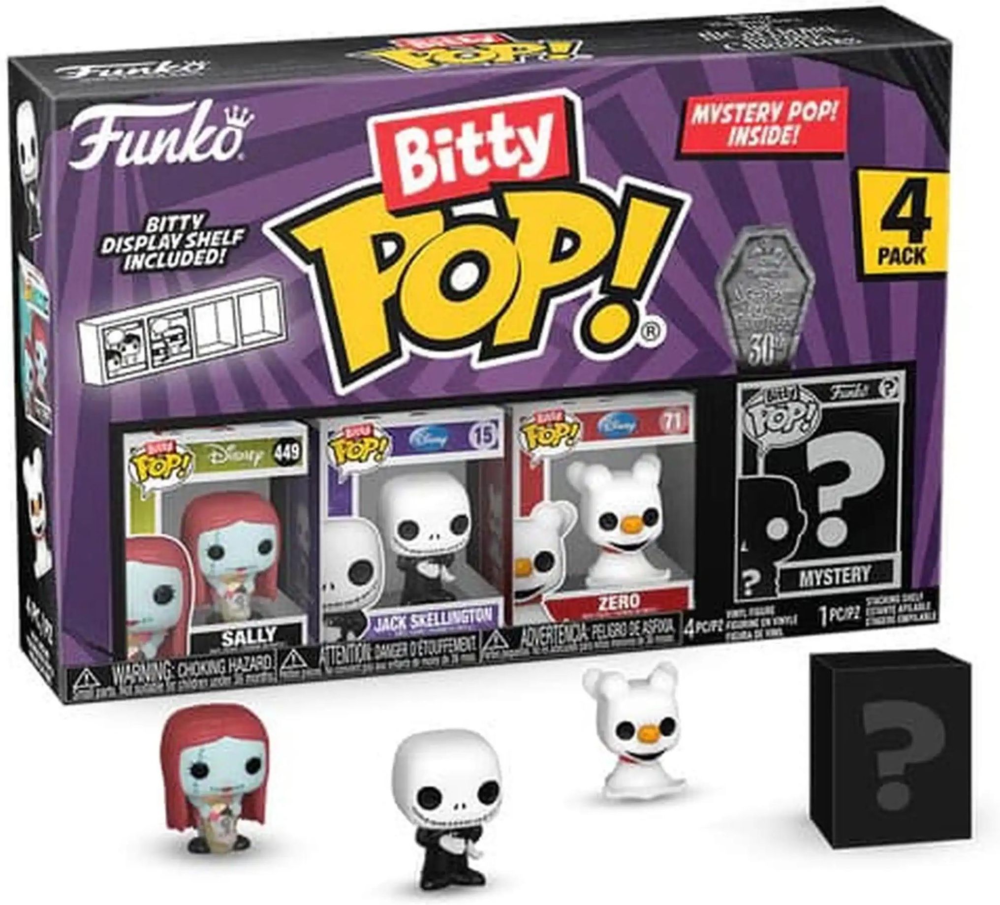 Funko Bitty Pop Nightmare Before Christmas Sally Disney 4 Pack ...