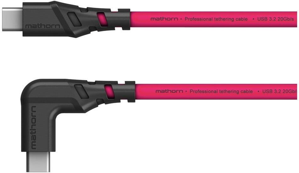 Kabel do tetheringu Mathorn 2m 20Gbps 4K 60Hz PD100W USB C-C90 Magenta - Ceny i opinie na Ceneo.pl