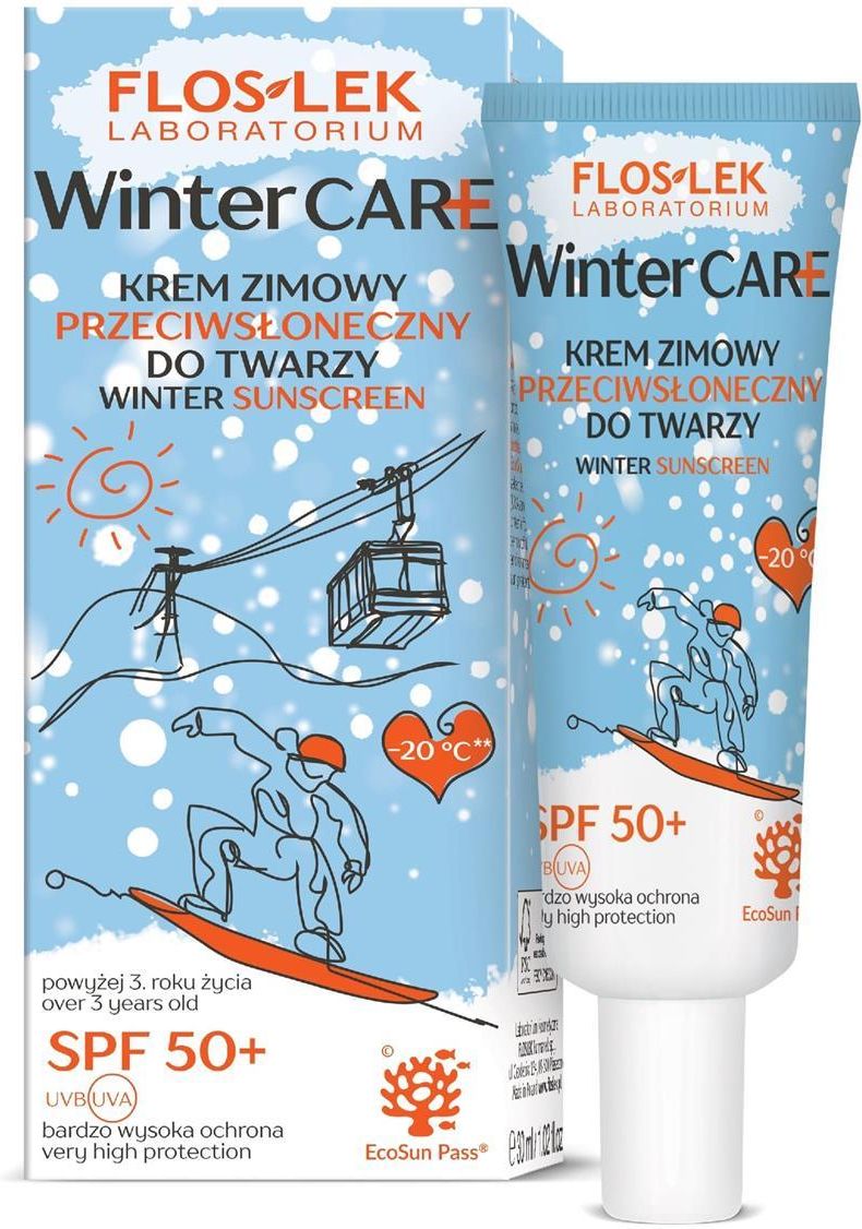 Krem do twarzy FLOS-LEK WINTER CARE Krem zimowy przeciwsłoneczny SPF50 ...