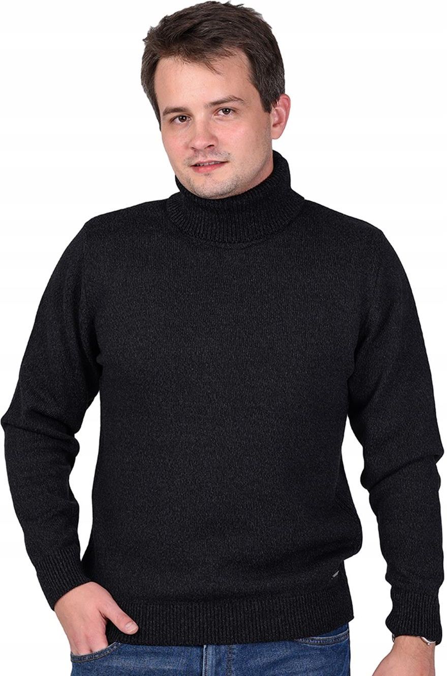 Sweter Męski Golf Czarny L - Ceny i opinie - Ceneo.pl