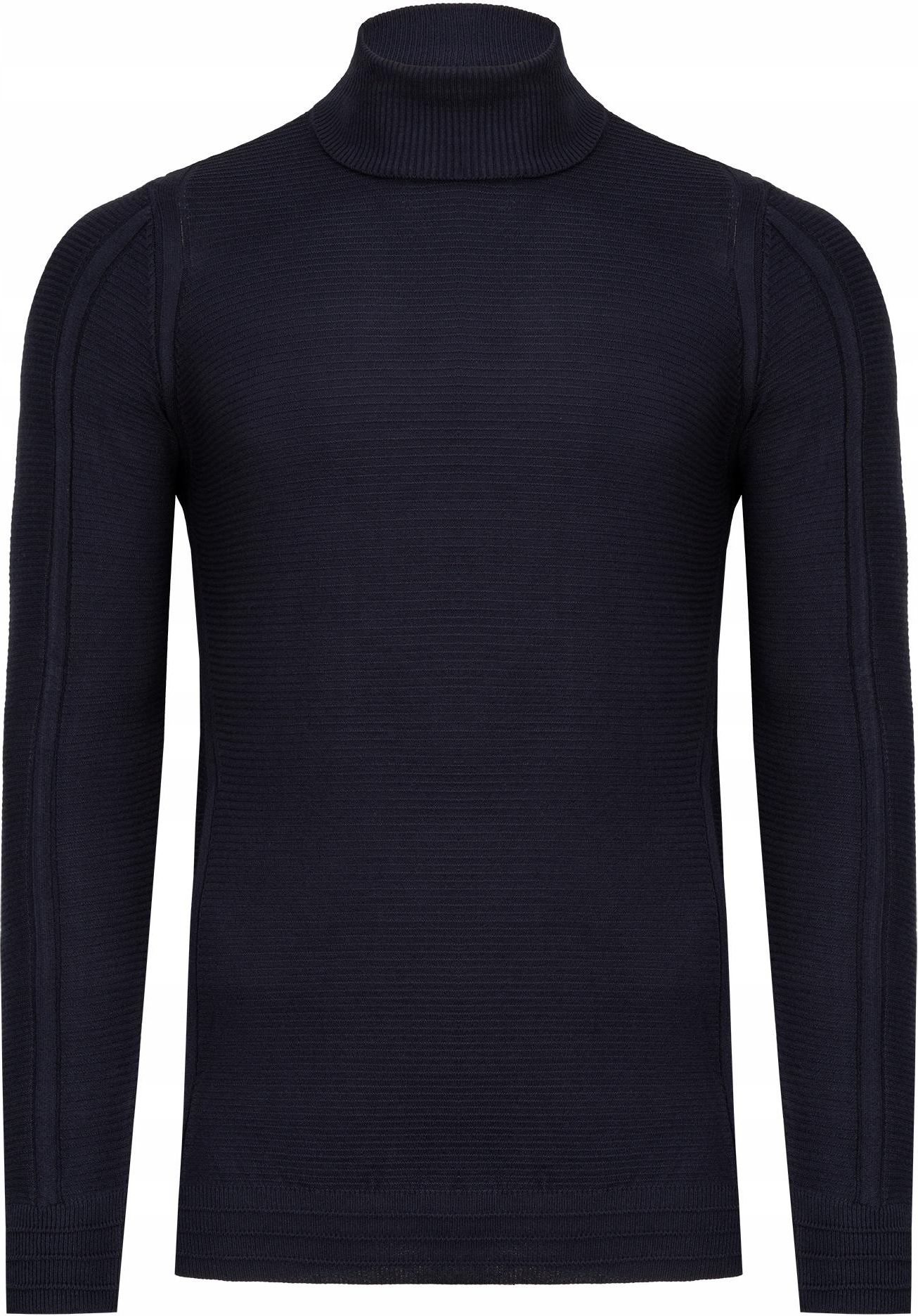 Golf Męski Sweter Granatowy Wełna Slim Fit: XXL - Ceny i opinie - Ceneo.pl