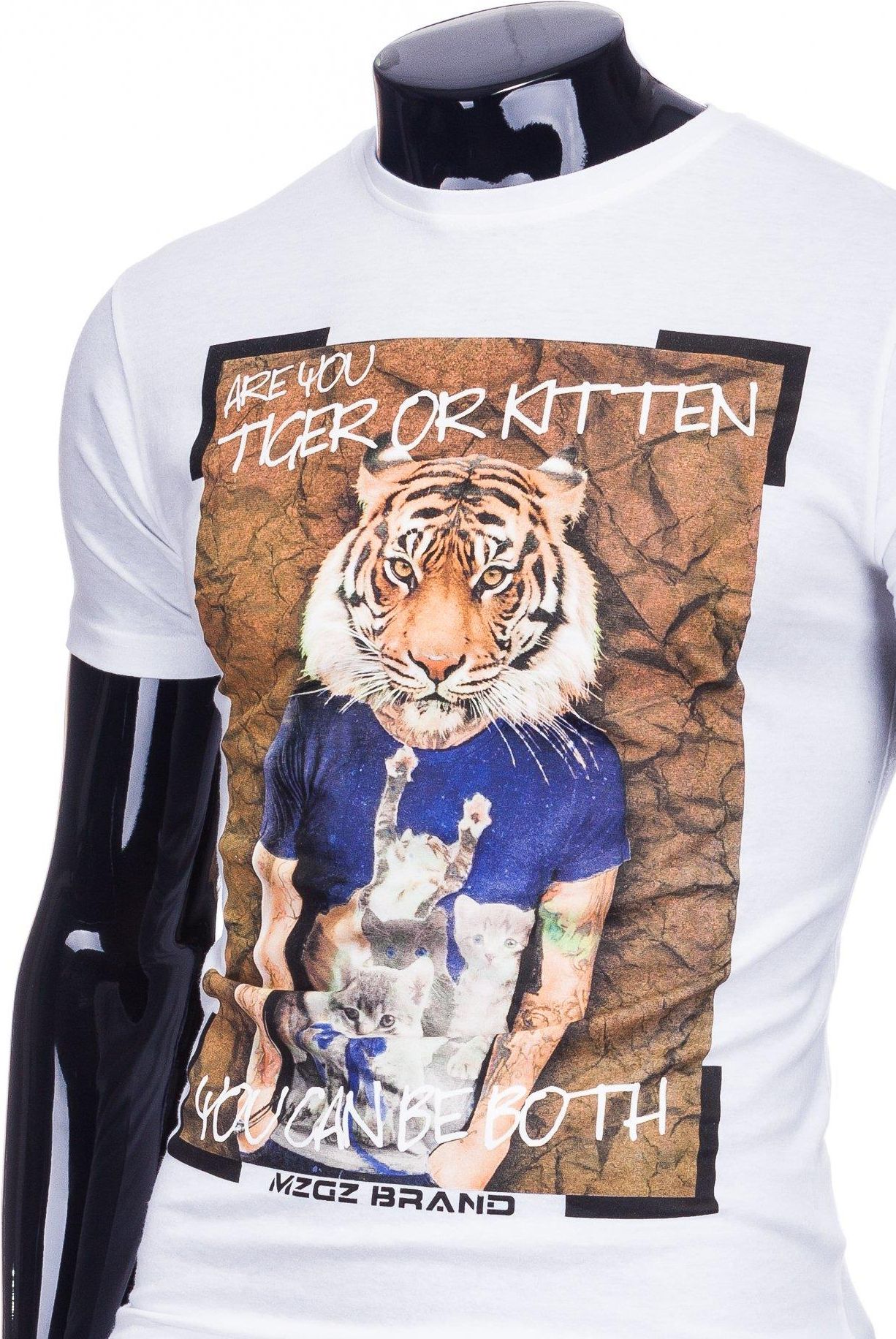 Koszulka Męska Biała T-shirt Tiger: XL - Ceny i opinie - Ceneo.pl