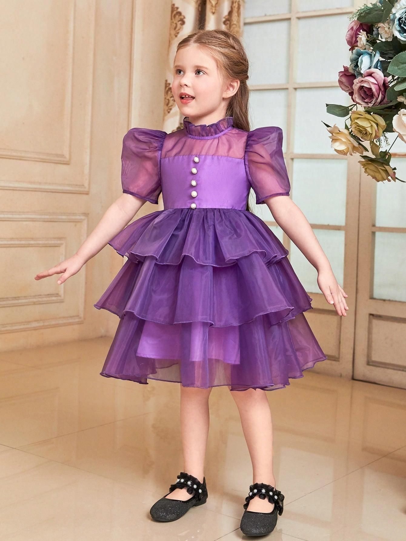 Falbany Guziki YY9 NF9__110 Shein Fioletowa Sukienka - Ceny i opinie - Ceneo.pl