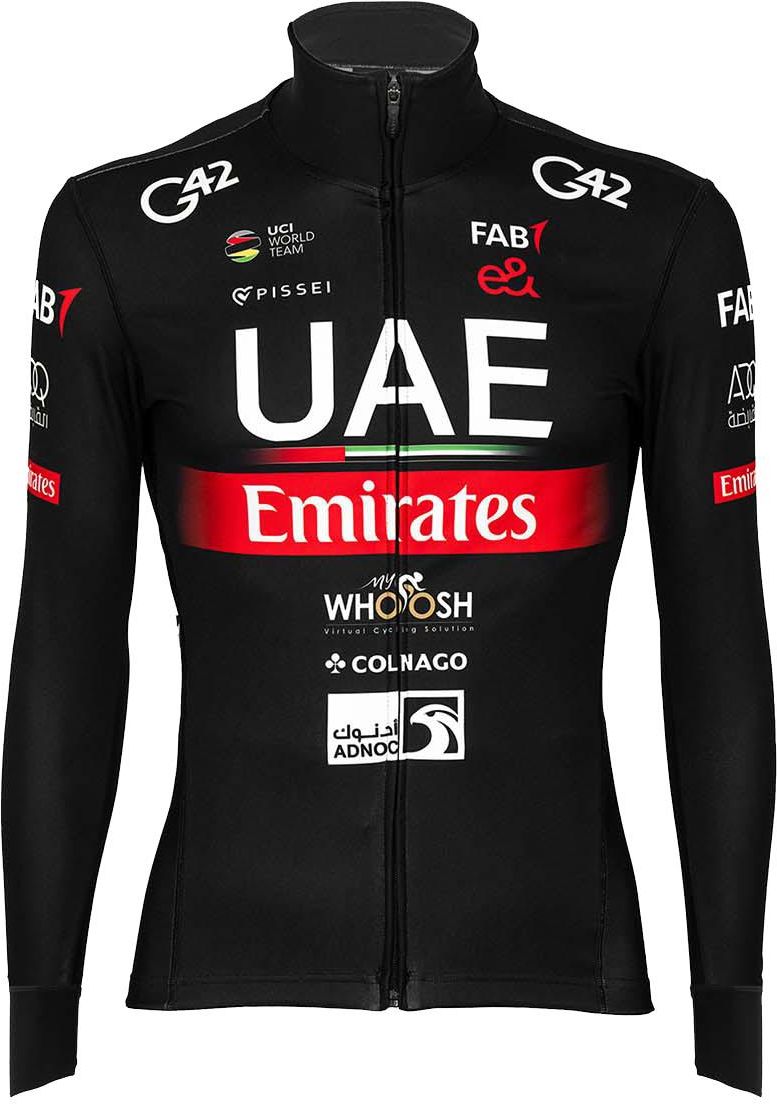 Pissei Kolarska Ocieplana Kurtka - Uae Team Emirates 23 - Czerwony ...