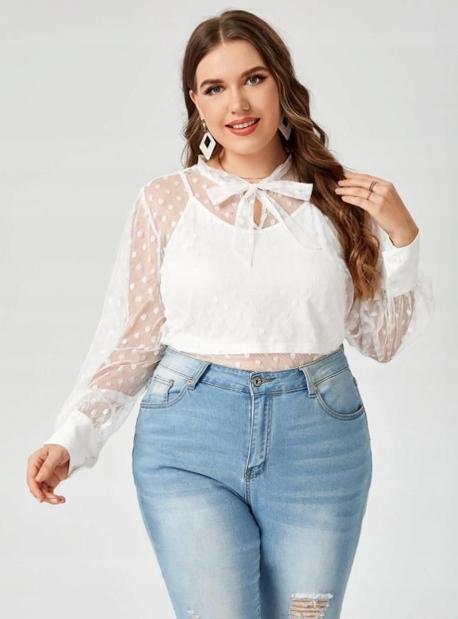 Shein Bluzka Damska Biała Klasyczna 44 XXL Ppa - Ceny i opinie - Ceneo.pl