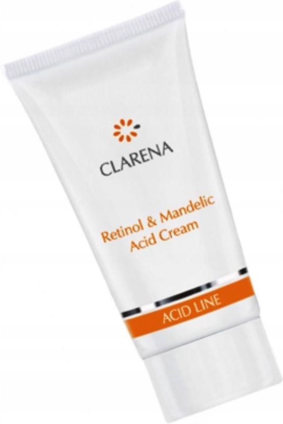 Clarena Retinol & Mandelic Acid Krem Z Kwasem Migdałowym I Retinolem ...