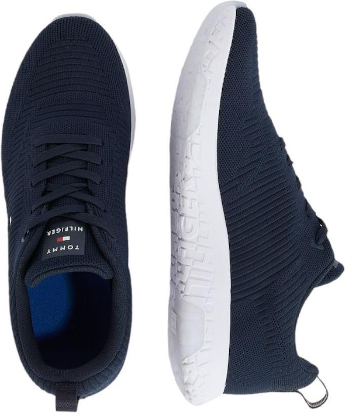 TOMMY HILFIGER BUTY MĘSKIE CORPORATE KNIT RIB RUNNER GRANATOWE ...