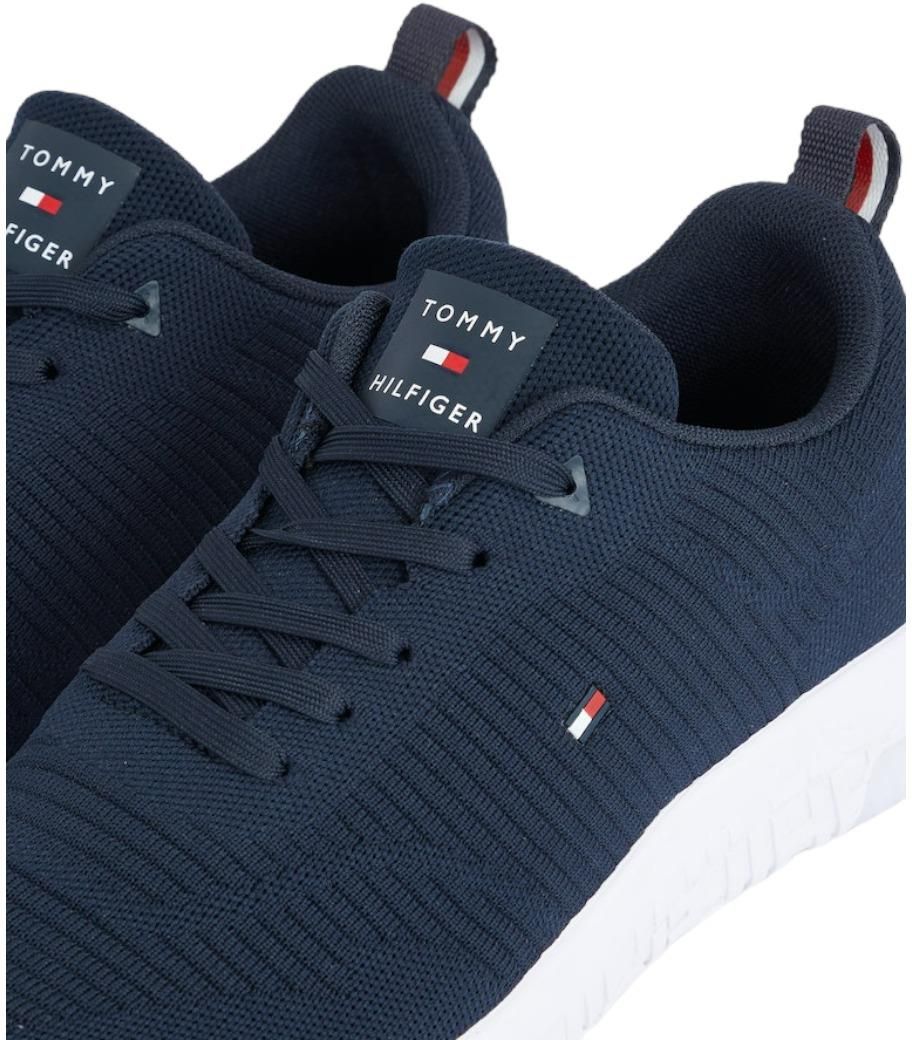 TOMMY HILFIGER BUTY MĘSKIE CORPORATE KNIT RIB RUNNER GRANATOWE ...