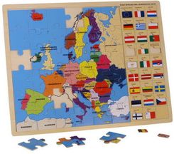 Maxima Puzzle Mapa Europy Z Flagami Państw. - Ceny i opinie - Ceneo.pl