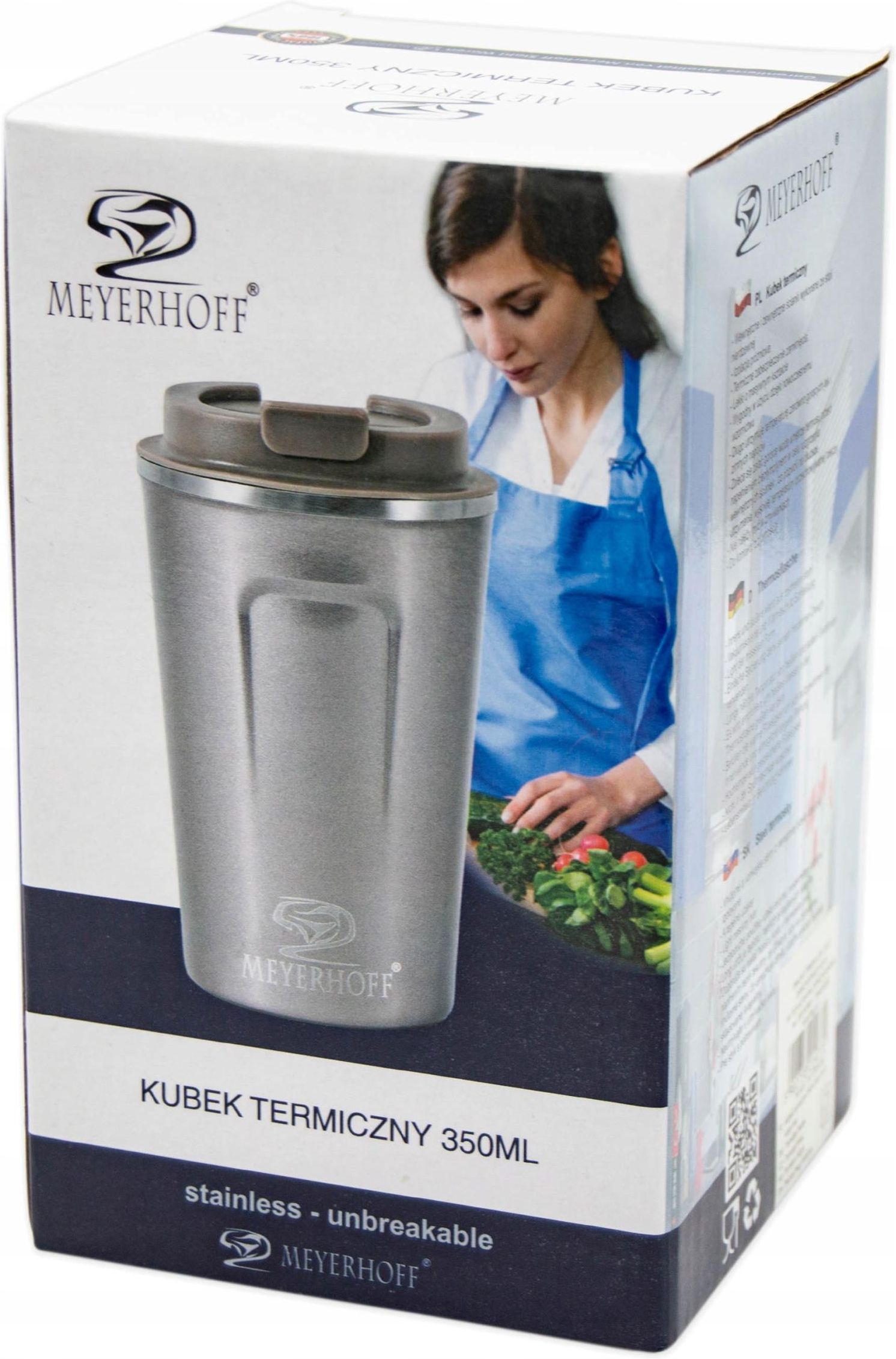 Meyerhoff Kubek Termiczny Termos Szczelne Zamknięcie Dziubek 350Ml ...