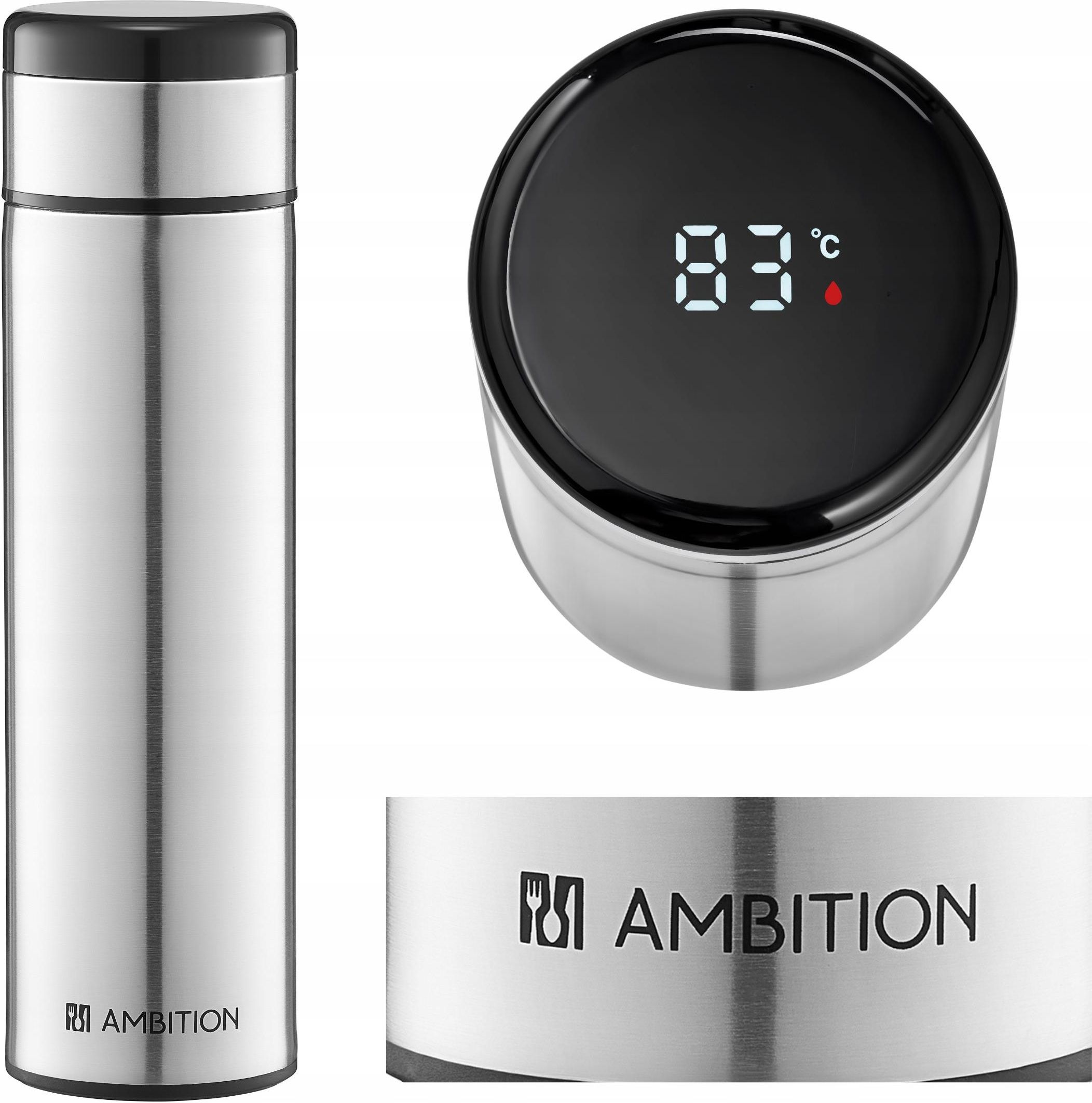 Ambition Termos Na Herbatę Z Wyświetlaczem Lcd Dotyk 420Ml 78954 - Ceny ...