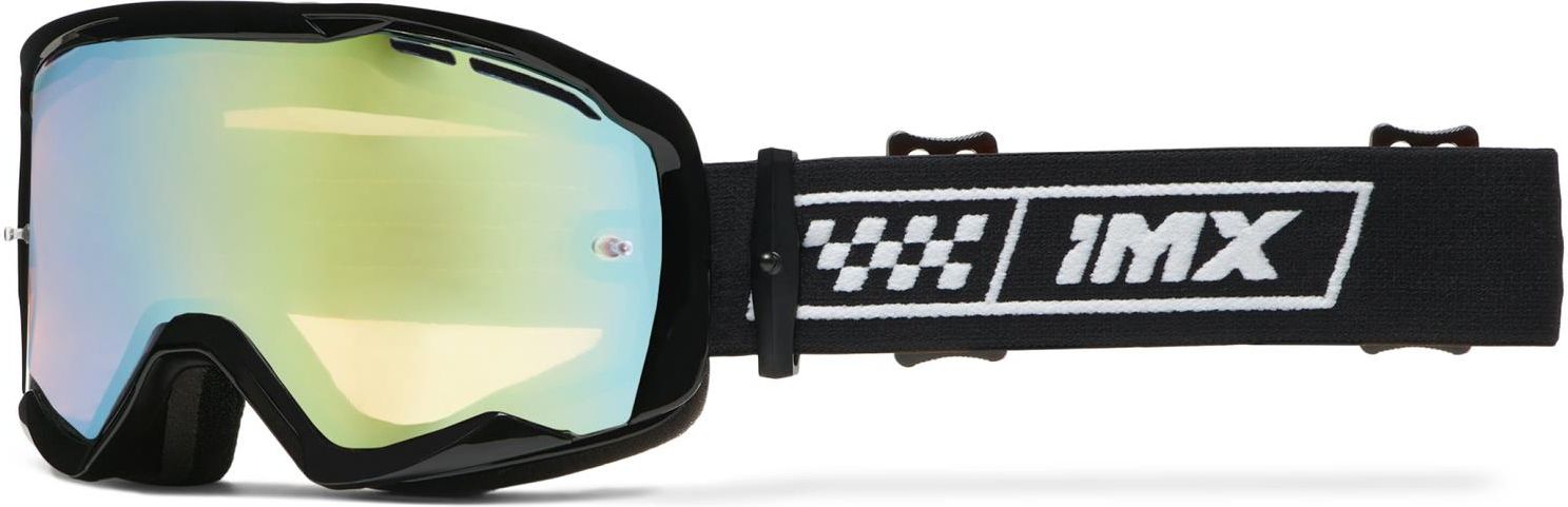 Gogle motocyklowe Imx Gogle Endurance Race Black Gloss White Szyba ...