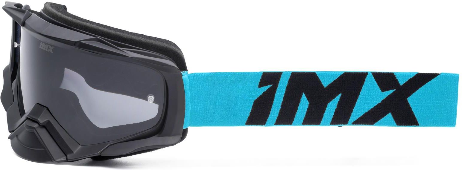 Gogle motocyklowe Imx Gogle Dust Black Matt Blue Szyba Dark Smoke ...