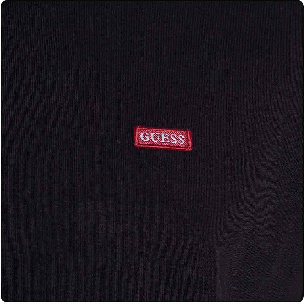 GUESS BLUZA MĘSKA LOGO PATCH CZARNA M3GQ11KBK32 JBLK Rozmiar: L - Ceny ...