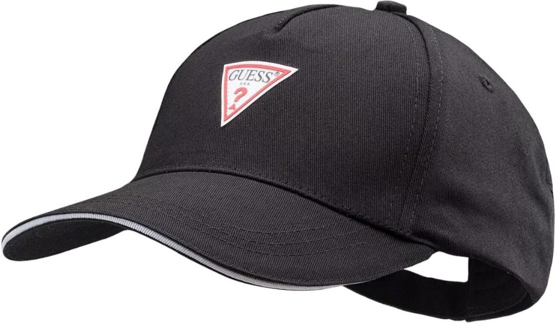 GUESS CZAPKA Z DASZKIEM TRIANGLE PATCH BASEBALL CZARNA M3YZ22WBN60 JBLK ...