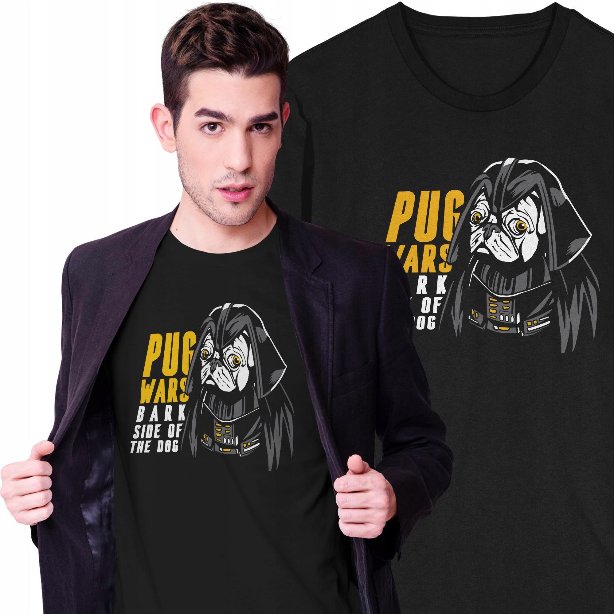 Darth Pug Wars Koszulka Star Wars Vader Yoda Darth - Ceny i opinie ...