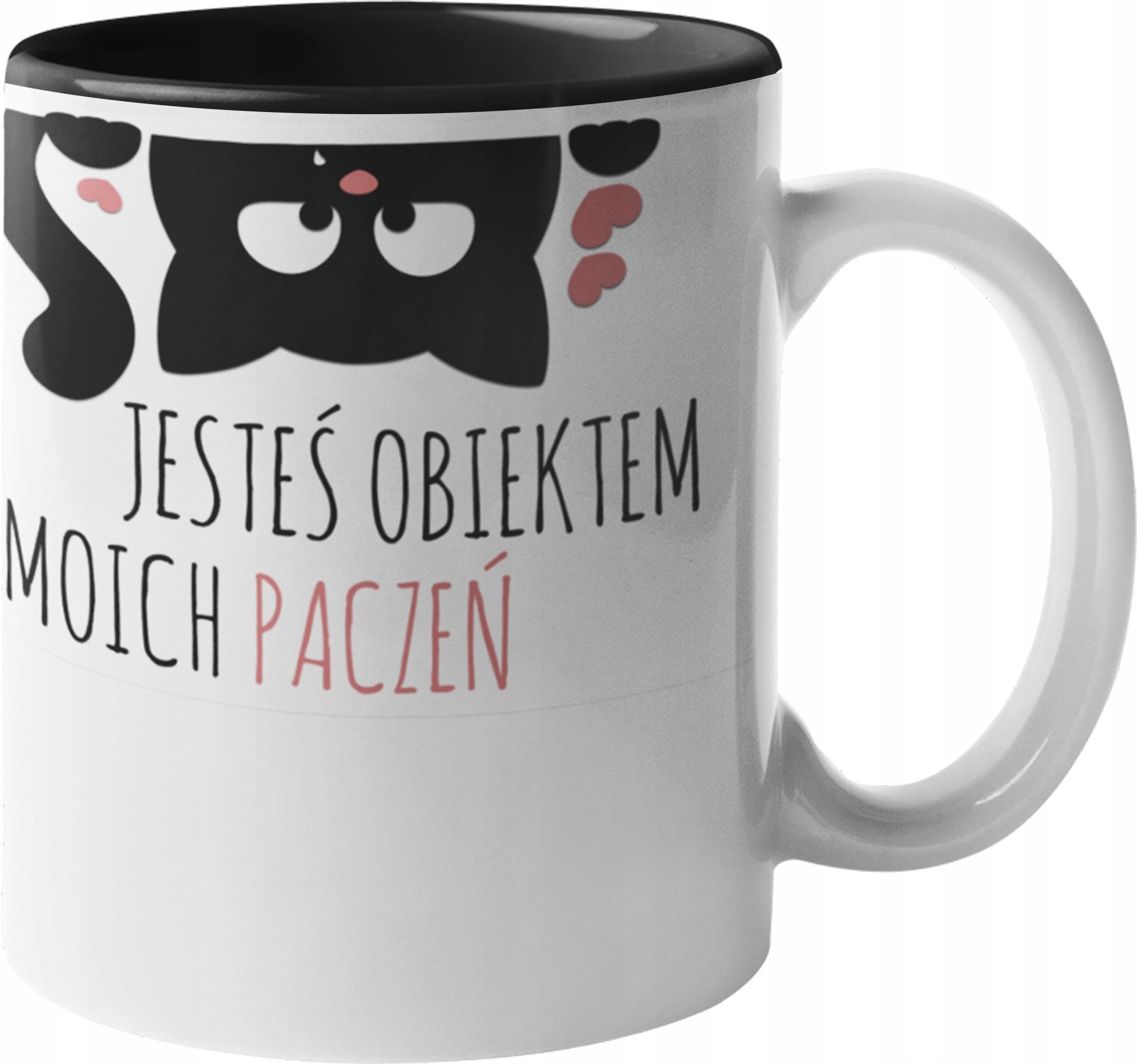 Kubeczkovo Śmieszny Kubek Kot Z Kotem Czarny Środek - Opinie i ...