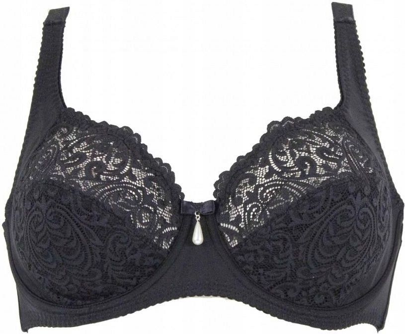Biustonosz 90C czarny koronka Anfen miękki - Ceny i opinie - Ceneo.pl