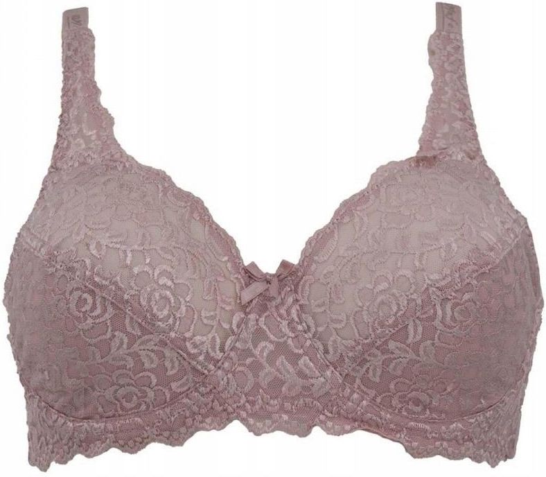 Biustonosz 85F różowy koronka fiszbiny Anfen - Ceny i opinie - Ceneo.pl